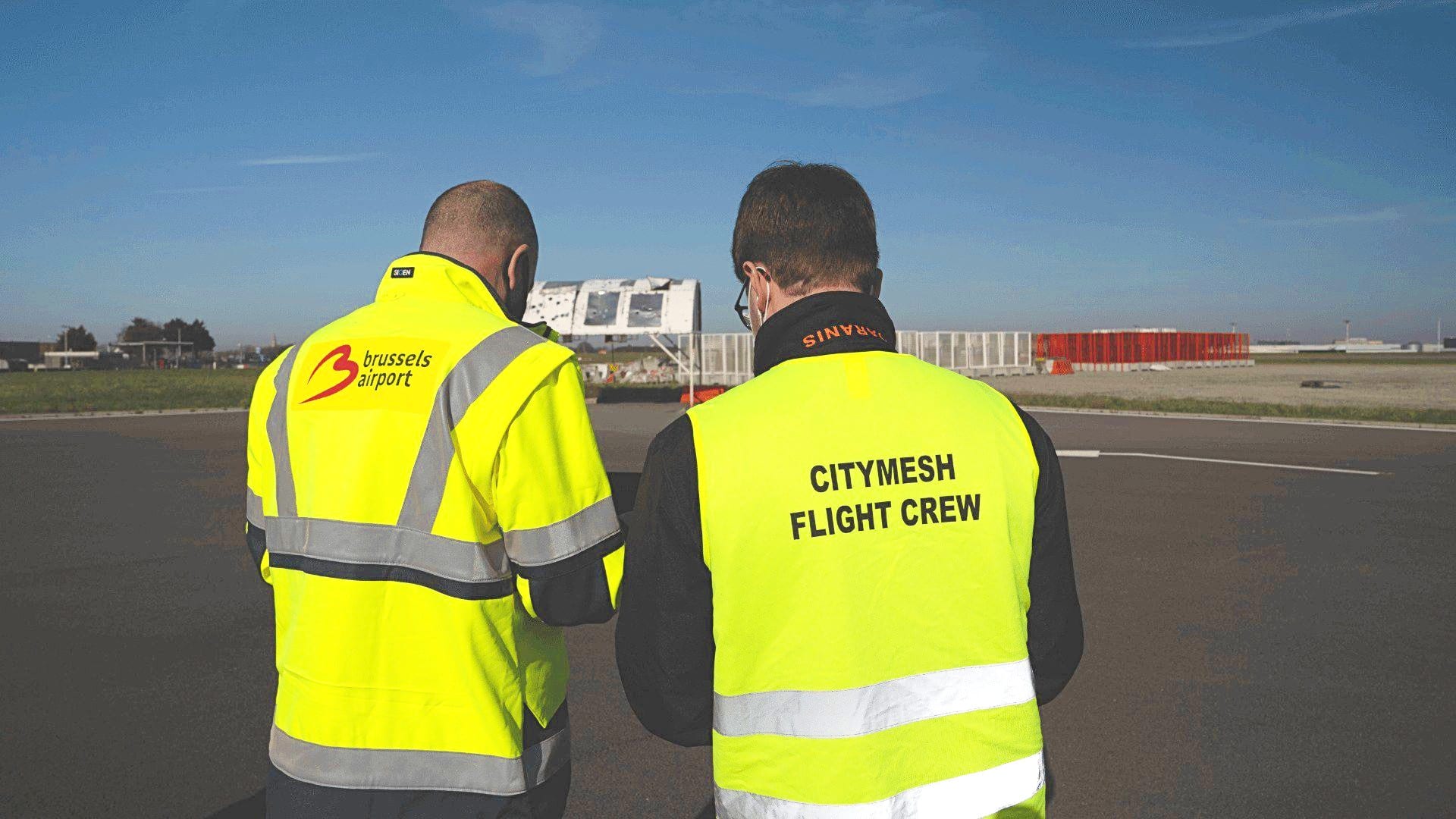 Citymesh runs drones tests on private 5G network at Brussels Airport