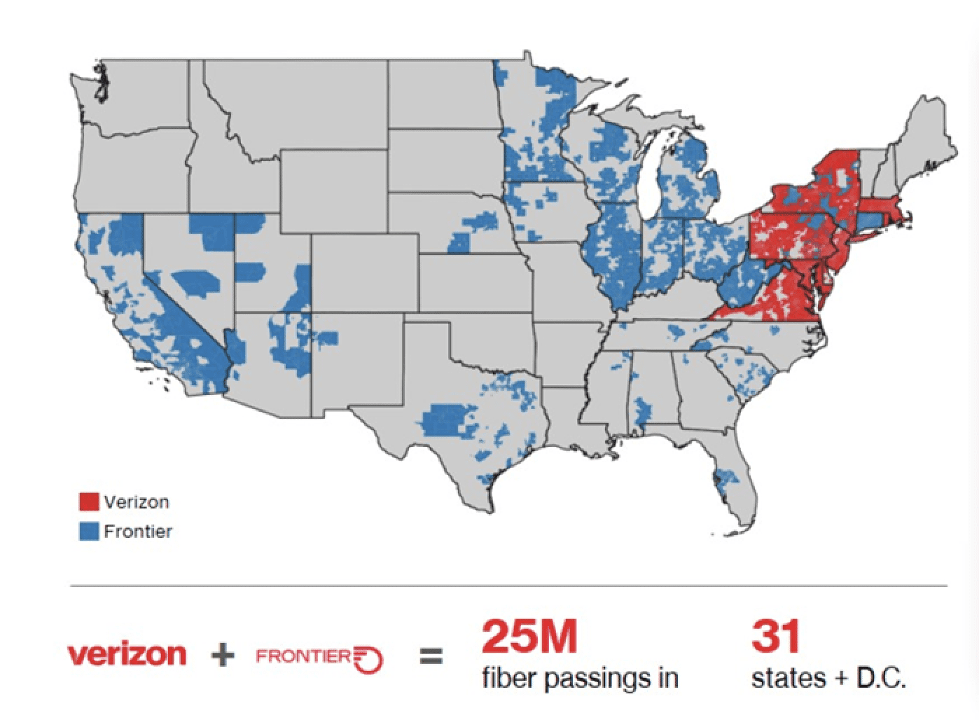 Verizon to expand fiber footprint with $20 billion Frontier acquisition